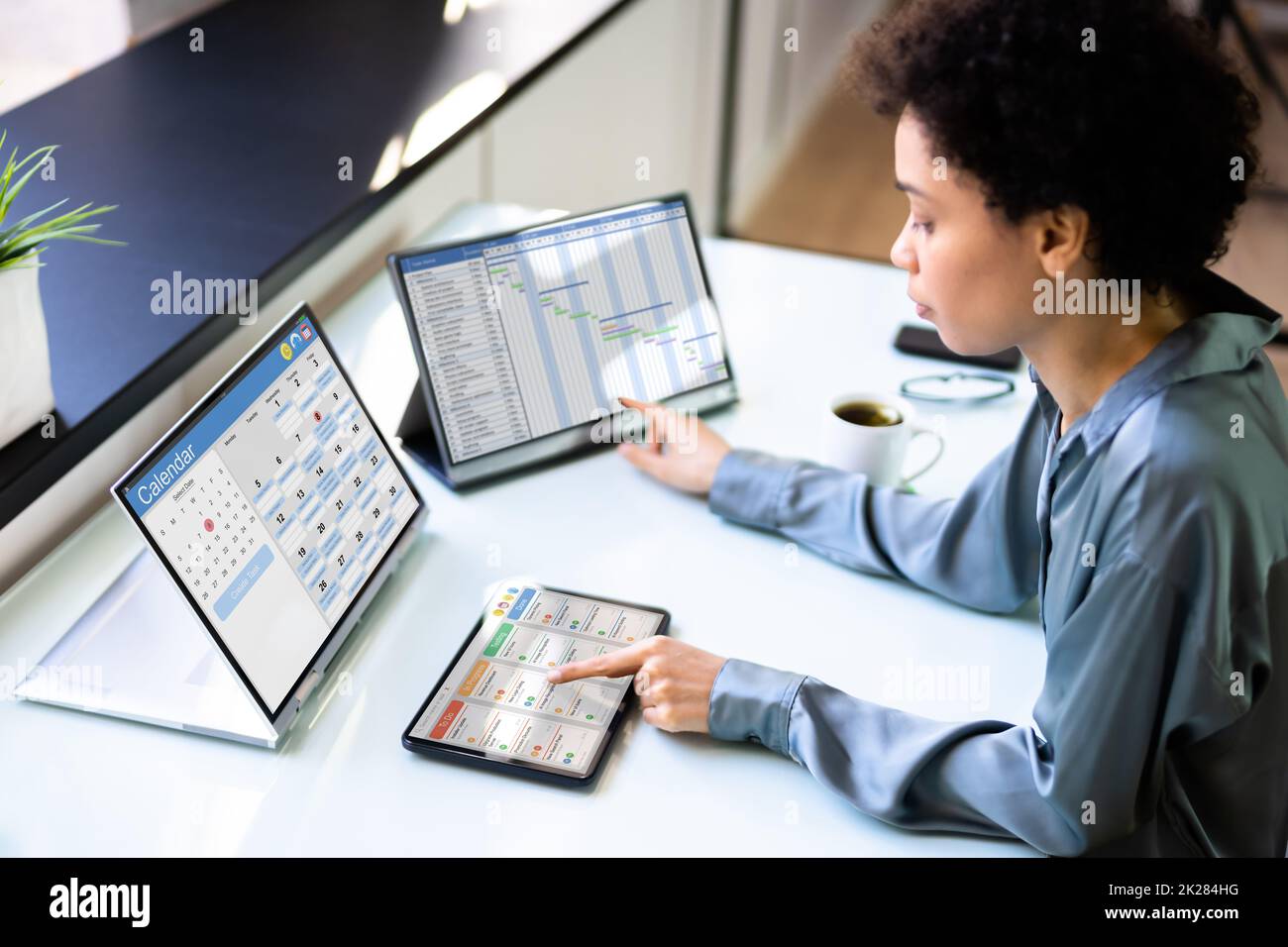 Digital Scrum Agenda Schedule Stock Photo - Alamy