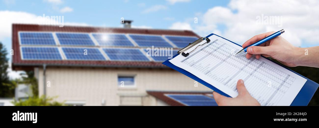 Real Estate Home Property Inspecting Stock Photo - Alamy