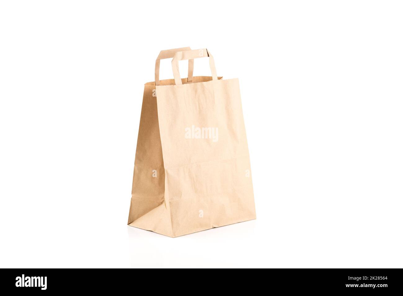 paper bag isolated on white Stock Photo - Alamy