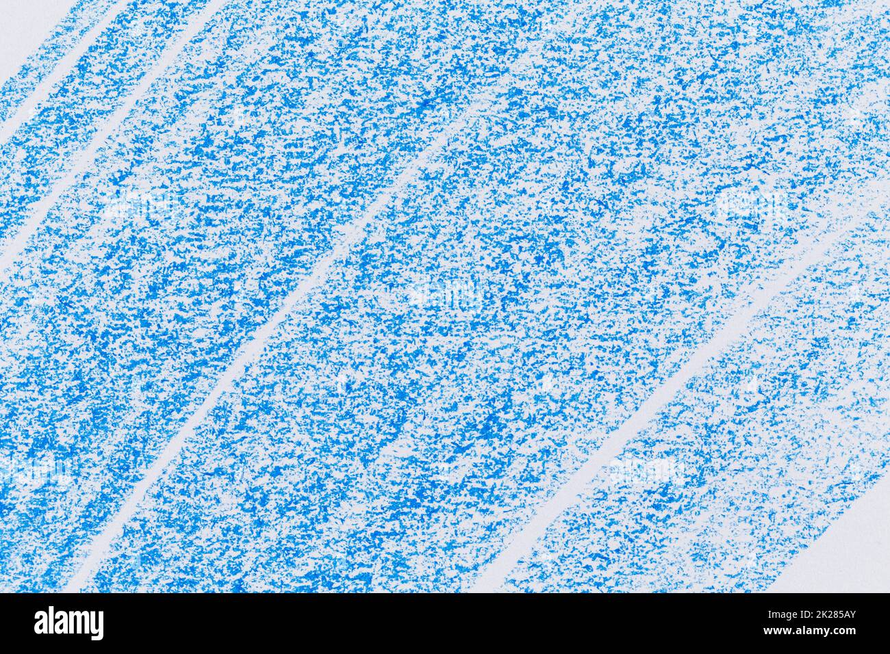 Wax crayon hand drawing blue background Stock Photo - Alamy