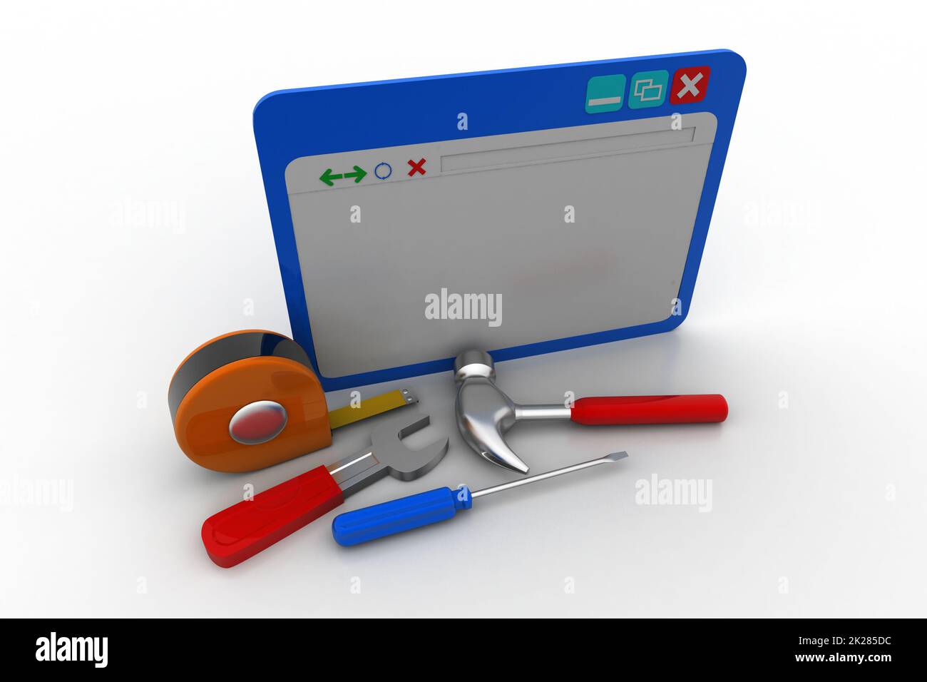 Website repair concept Stock Photo - Alamy