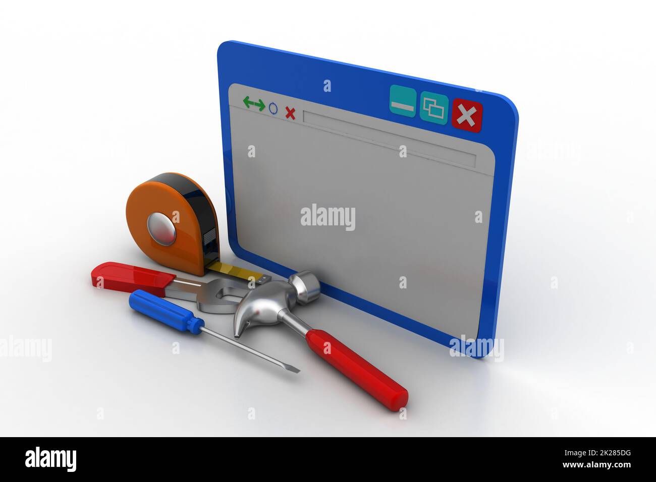 Website repair concept Stock Photo - Alamy