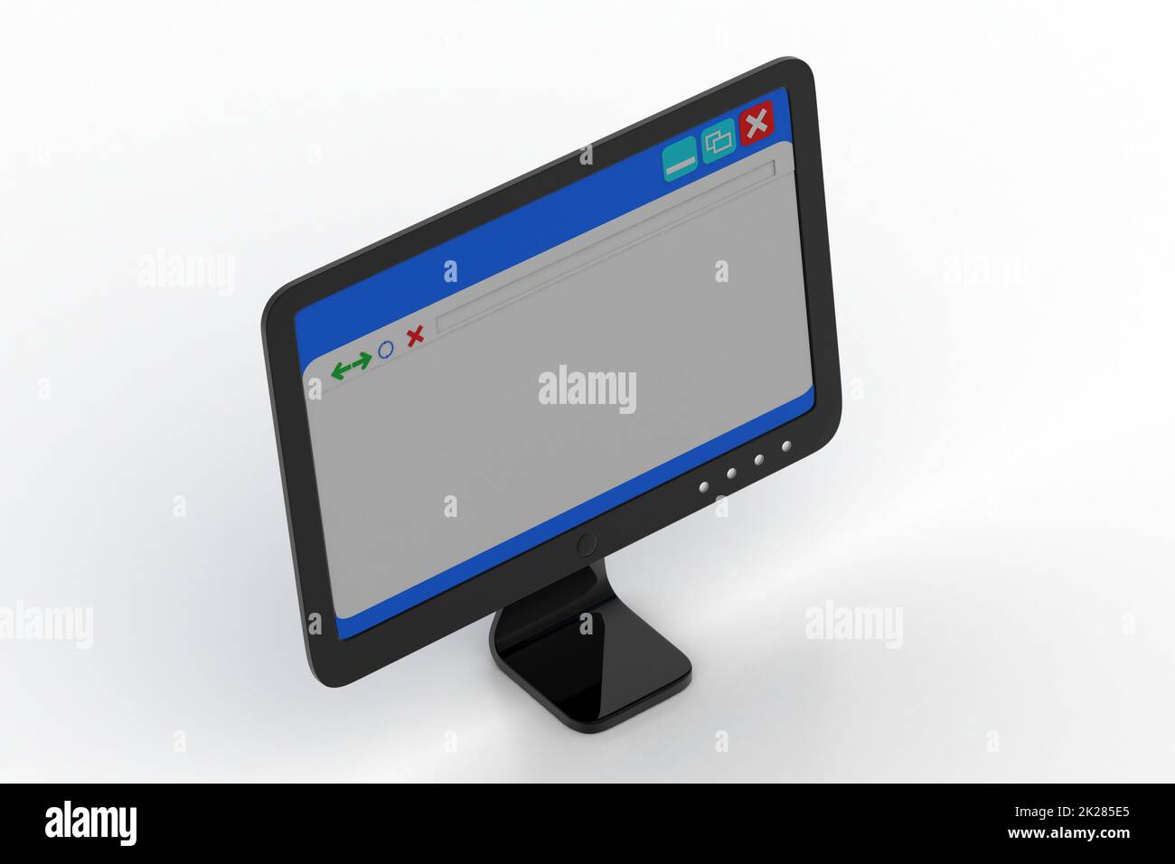 Browser window on computer Stock Photo - Alamy