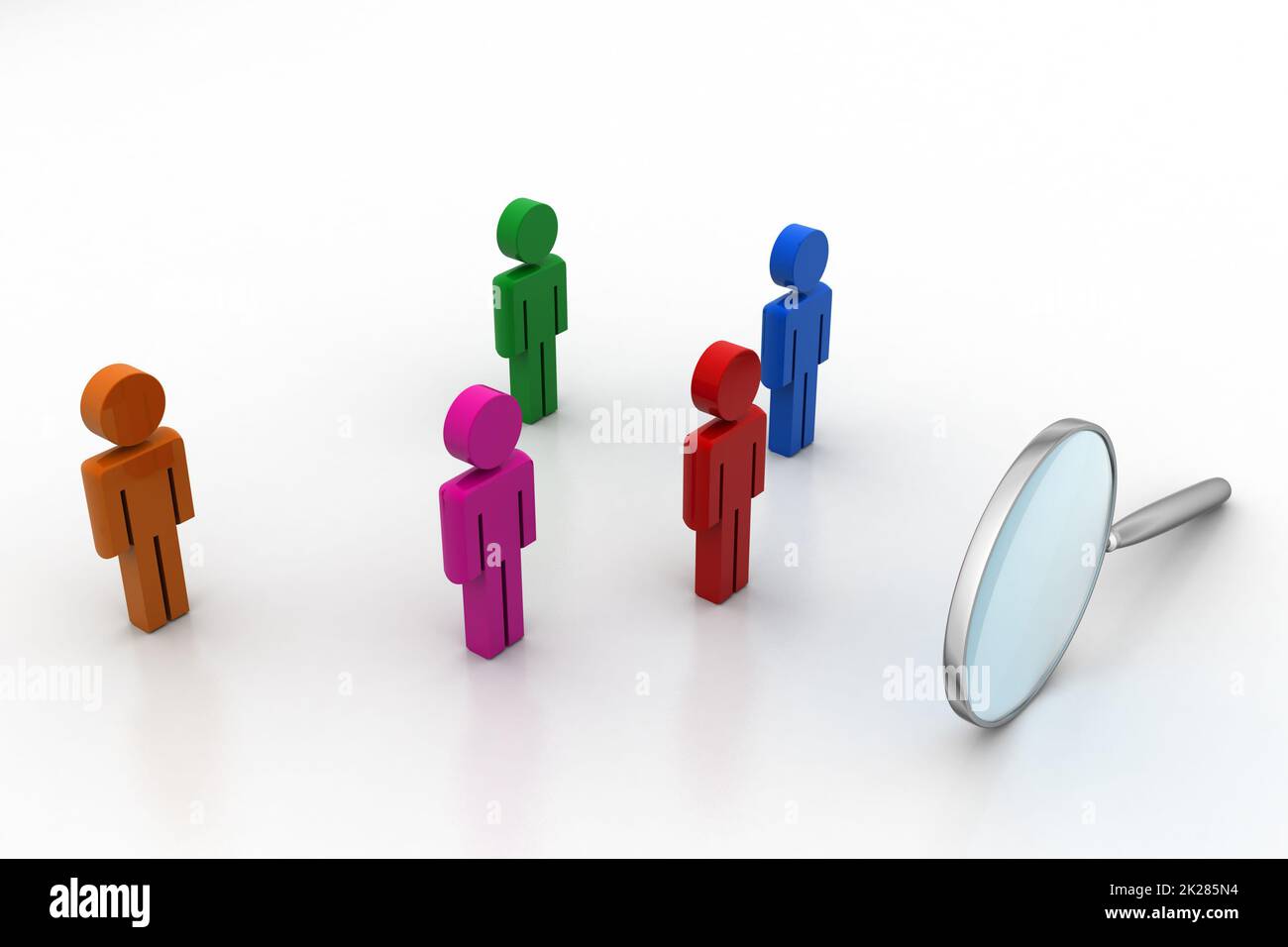 3d people with magnifier Stock Photo - Alamy 3d people with magnifier Stock Photo - Alamy