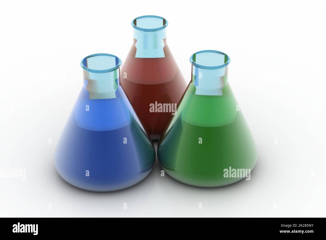 laboratory flasks containing liquid Stock Photo - Alamy