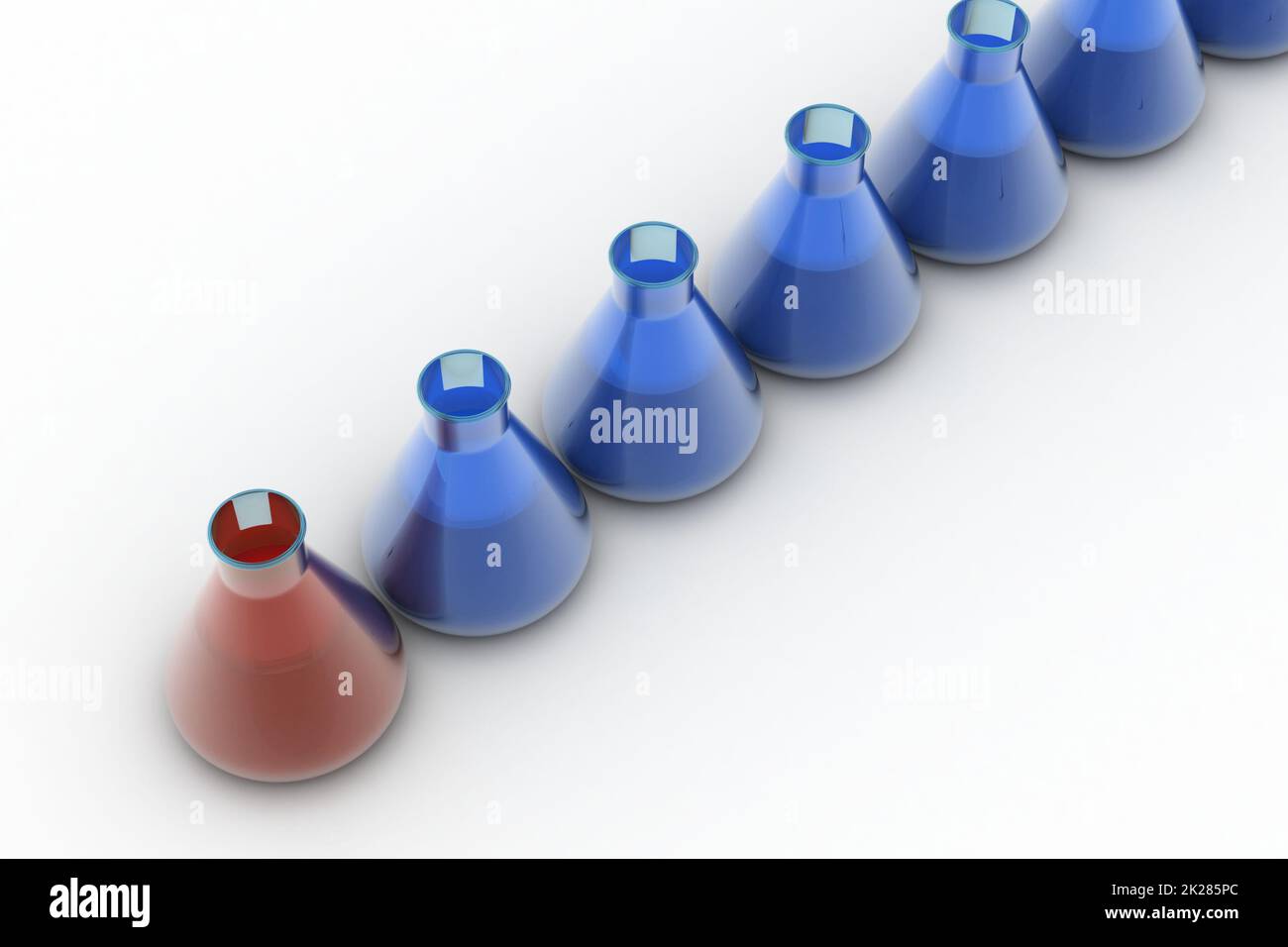 laboratory flasks containing liquid Stock Photo - Alamy