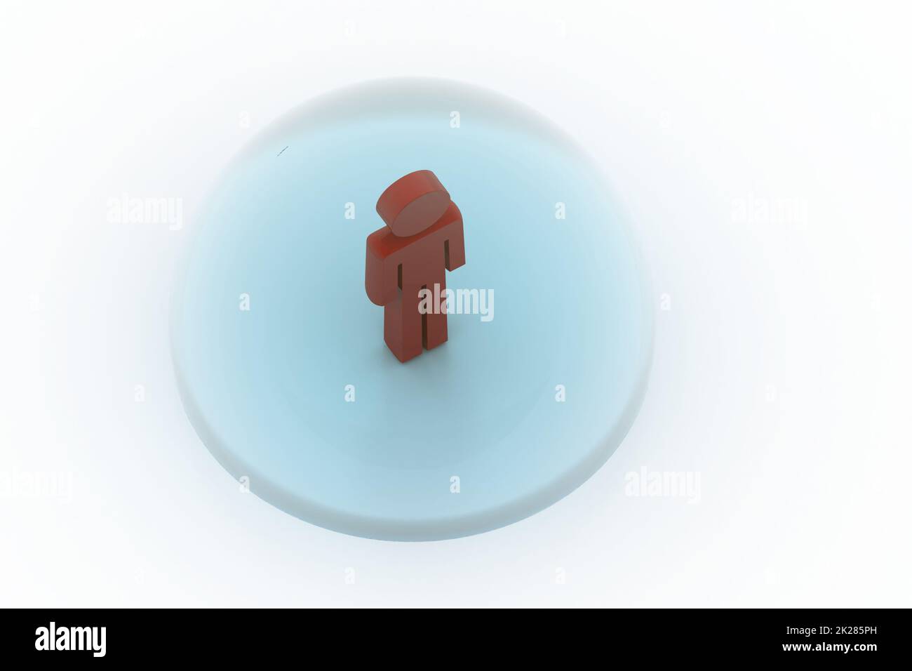 People around the bubble man Stock Photo - Alamy