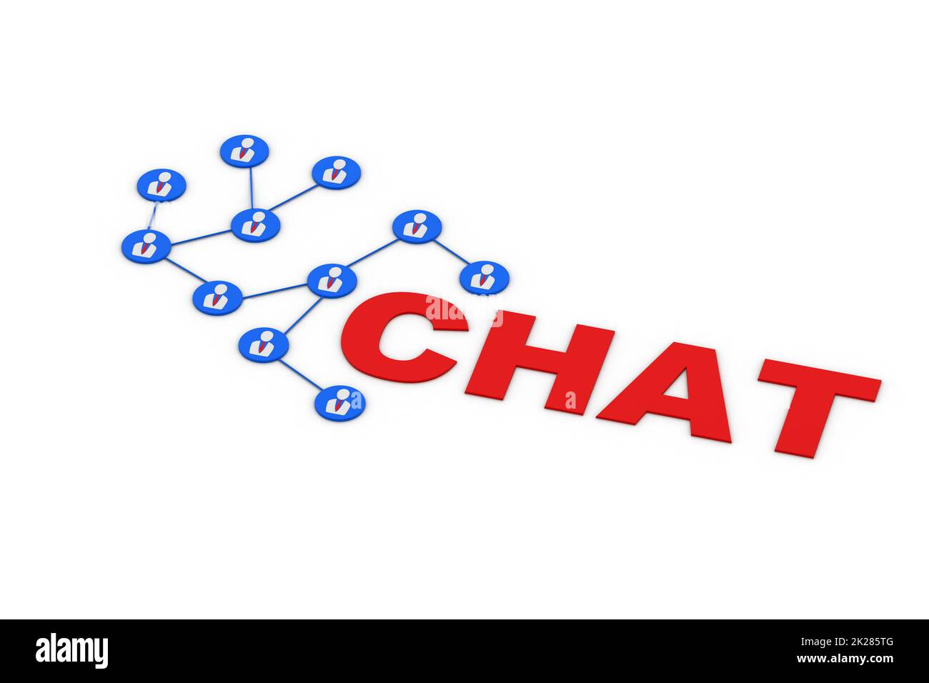 Social media chat concept Stock Photo - Alamy