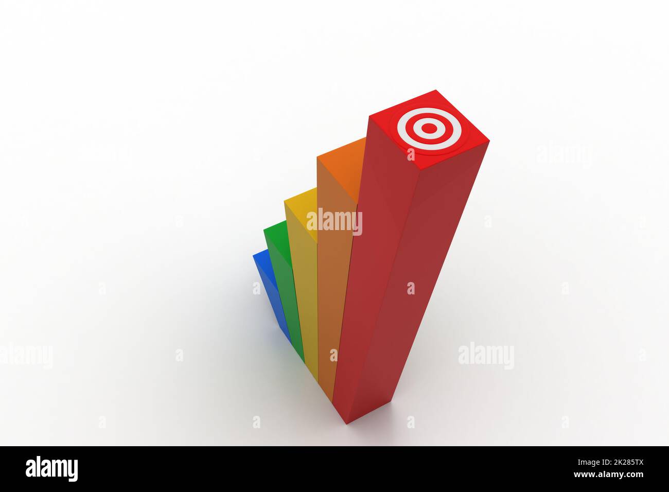 Growth attain the target Stock Photo - Alamy