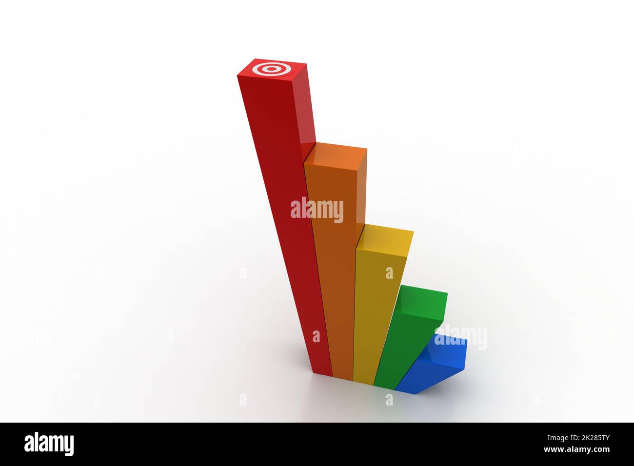 Growth attain the target Stock Photo - Alamy