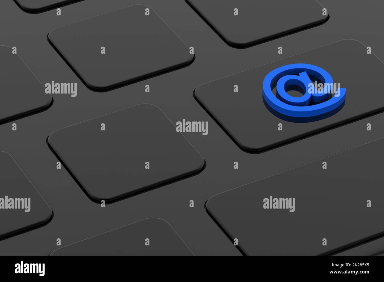Computer Key board with email sign Stock Photo - Alamy