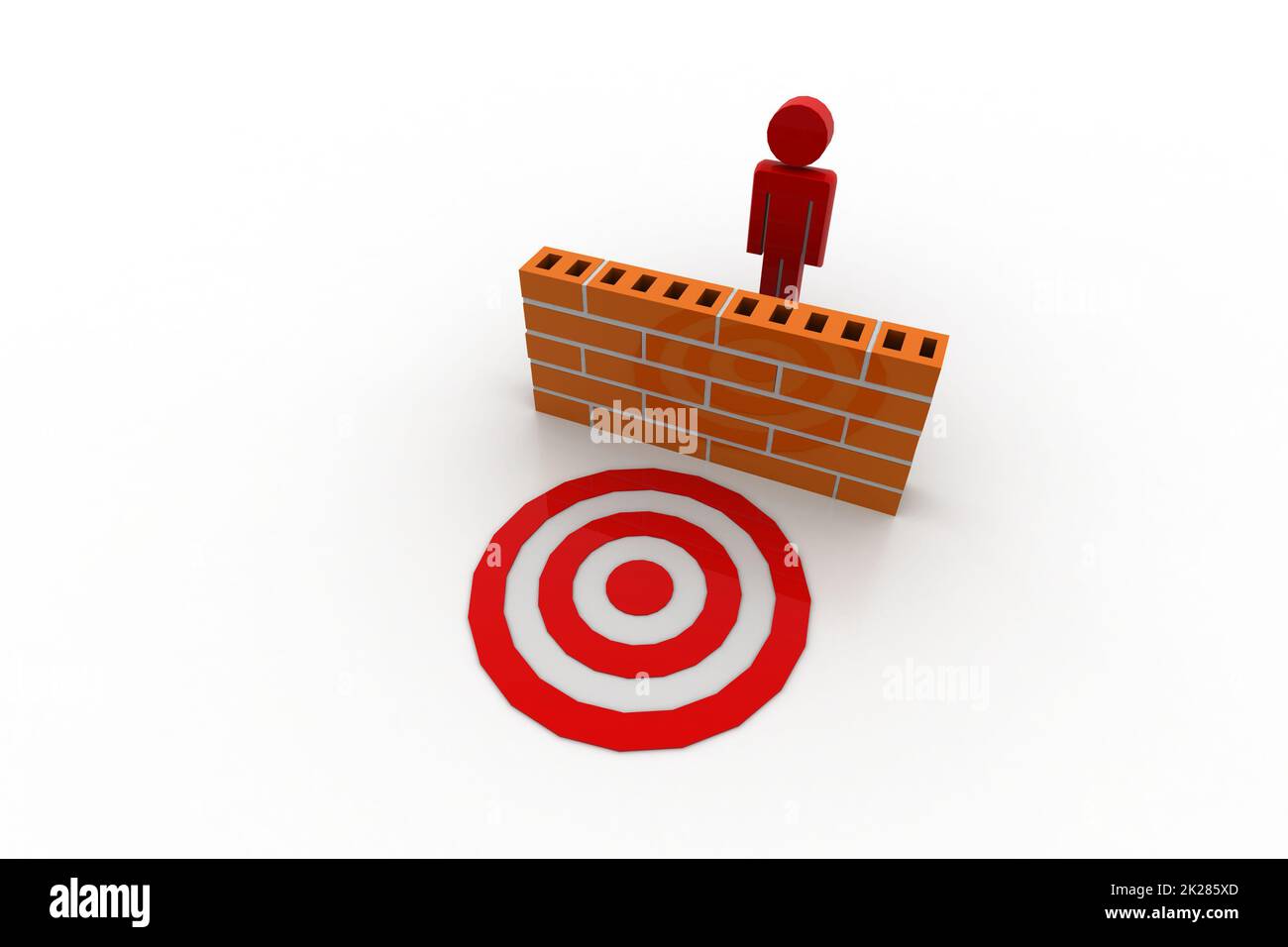 Man aim to success Stock Photo - Alamy