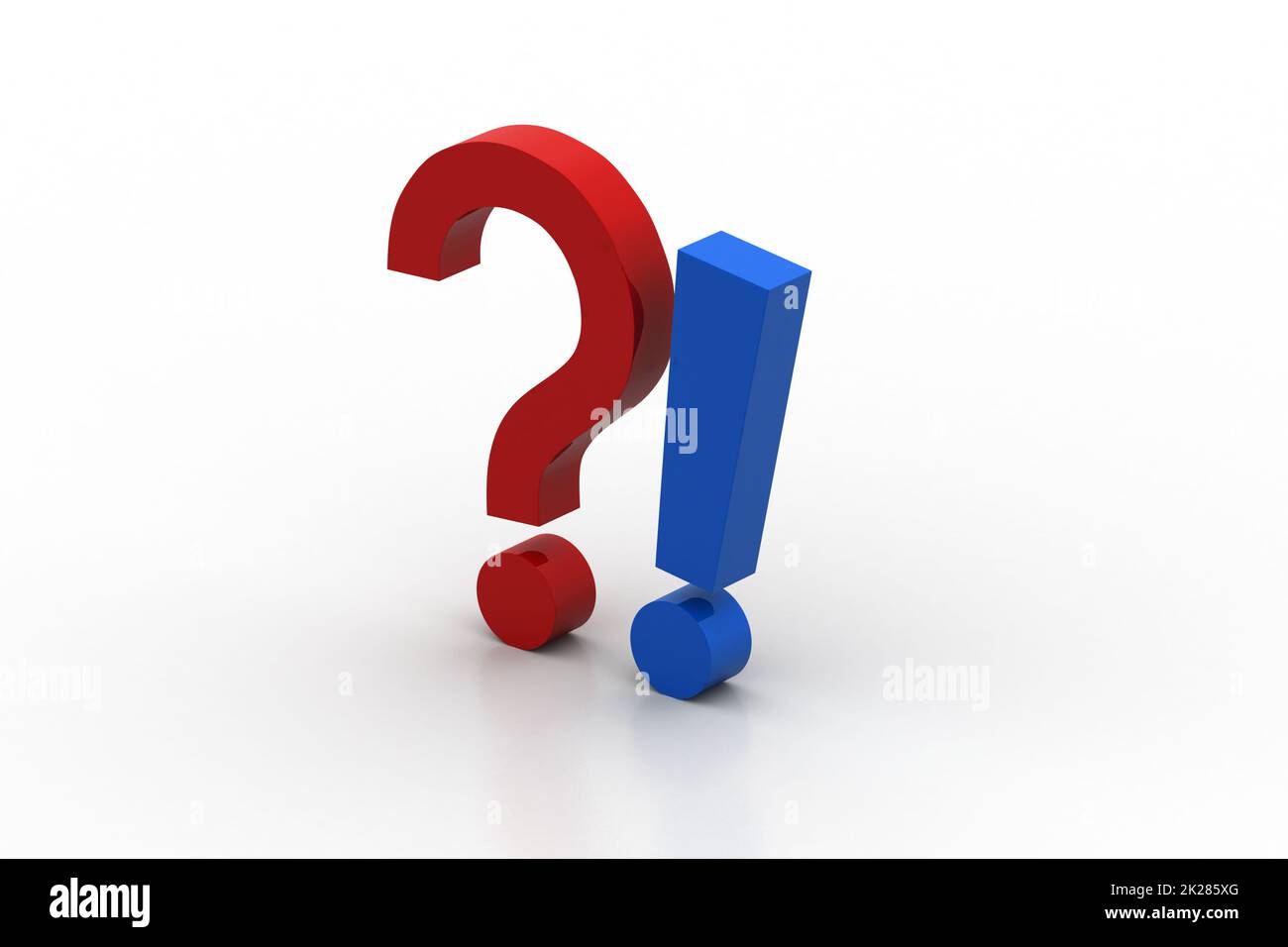 Question mark and exclamation mark Stock Photo - Alamy