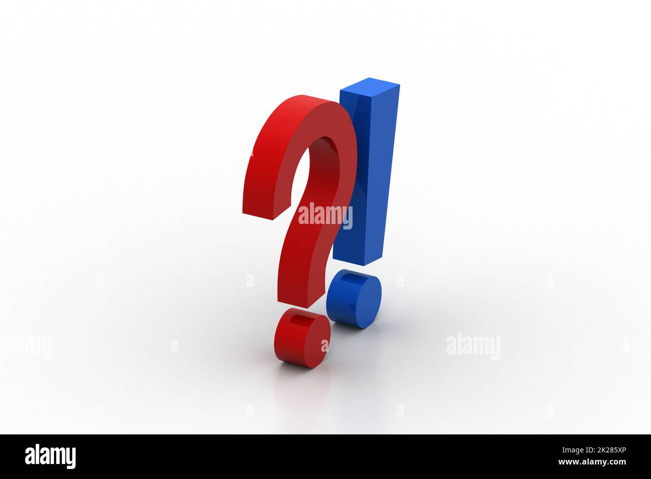 Question mark and exclamation mark Stock Photo - Alamy
