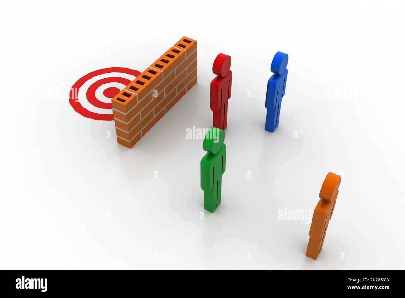 Peoples aim to success Stock Photo - Alamy