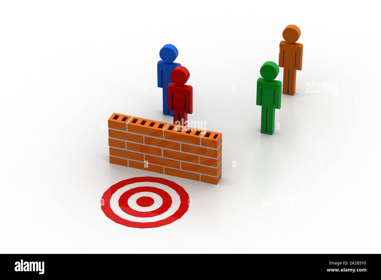 Peoples aim to success Stock Photo - Alamy