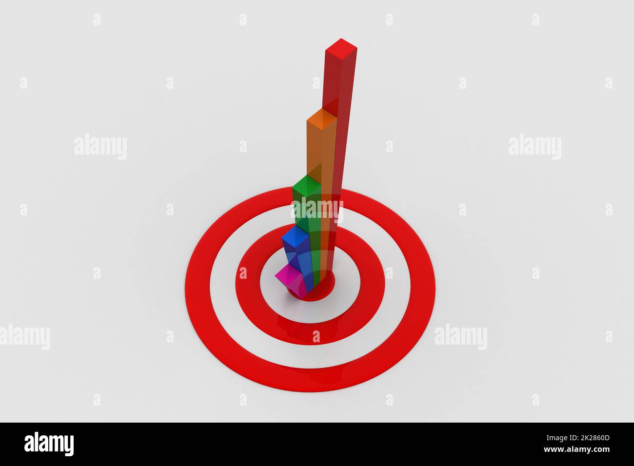 Financial growth attain target Stock Photo - Alamy