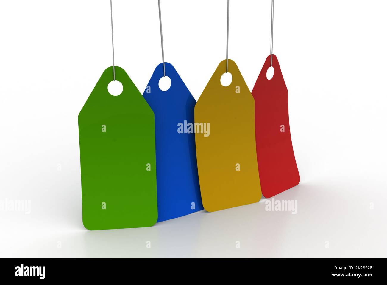 Empty price tag hanging hi-res stock photography and images - Alamy