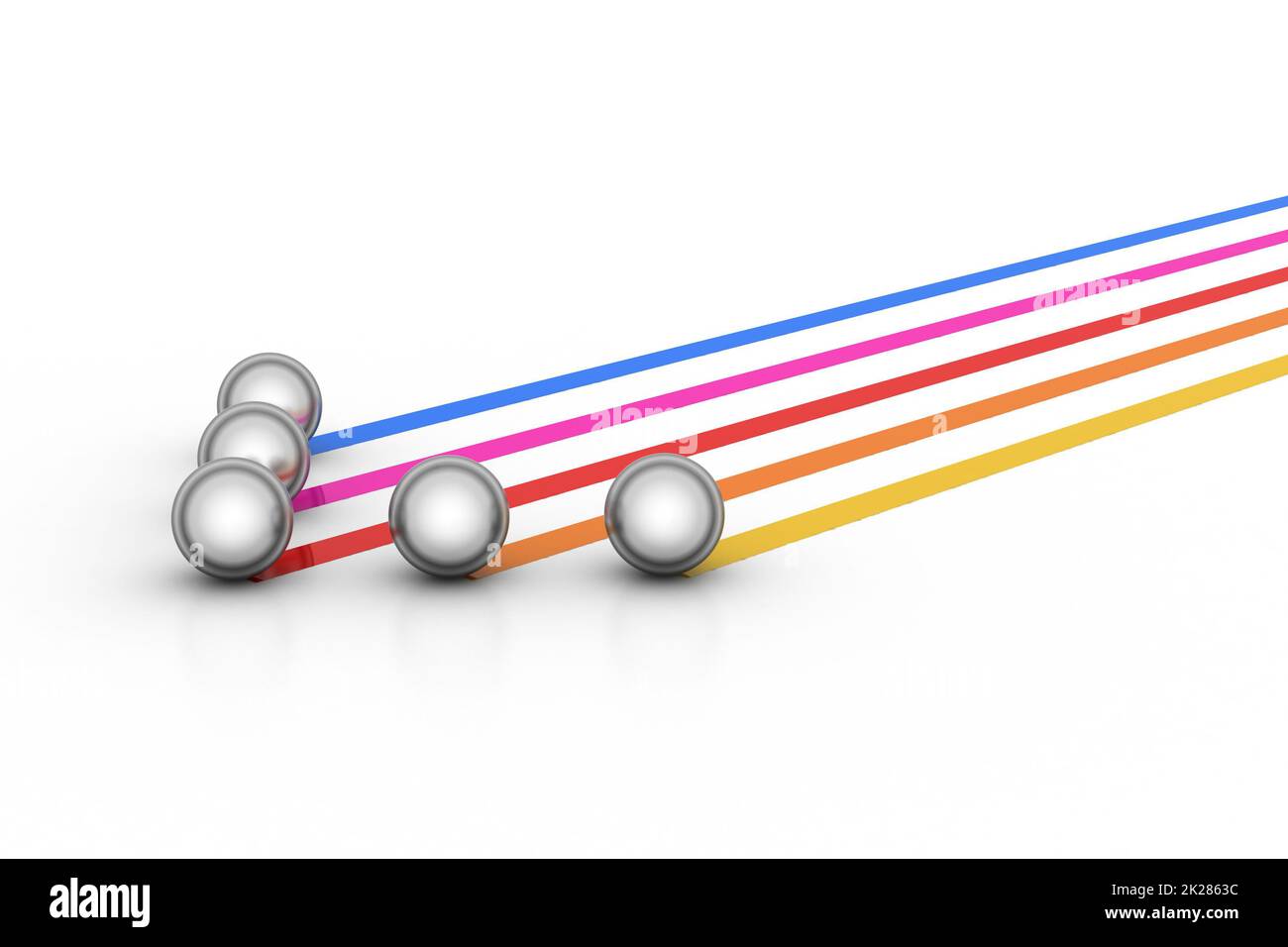 Steel ball scroll Stock Photo - Alamy