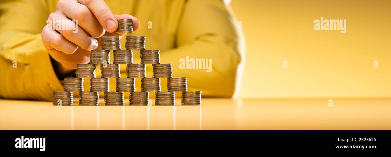 Money Inflation And Coins Stock Photo - Alamy