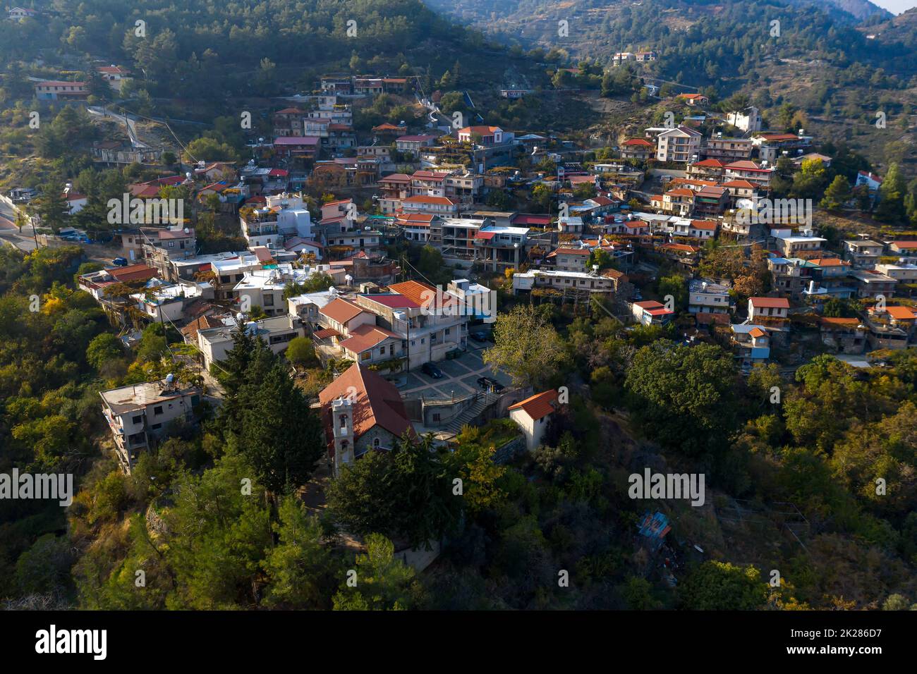 Polistipos mountain village, Nicosia district, Cyprus Stock Photo - Alamy