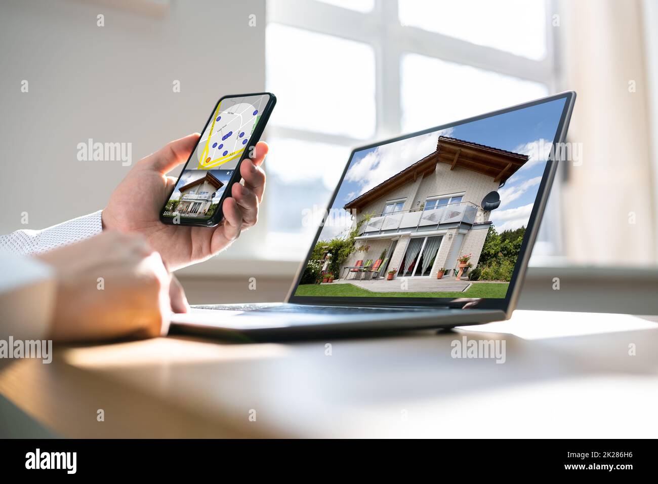 Online Real Estate House Property Search Stock Photo - Alamy