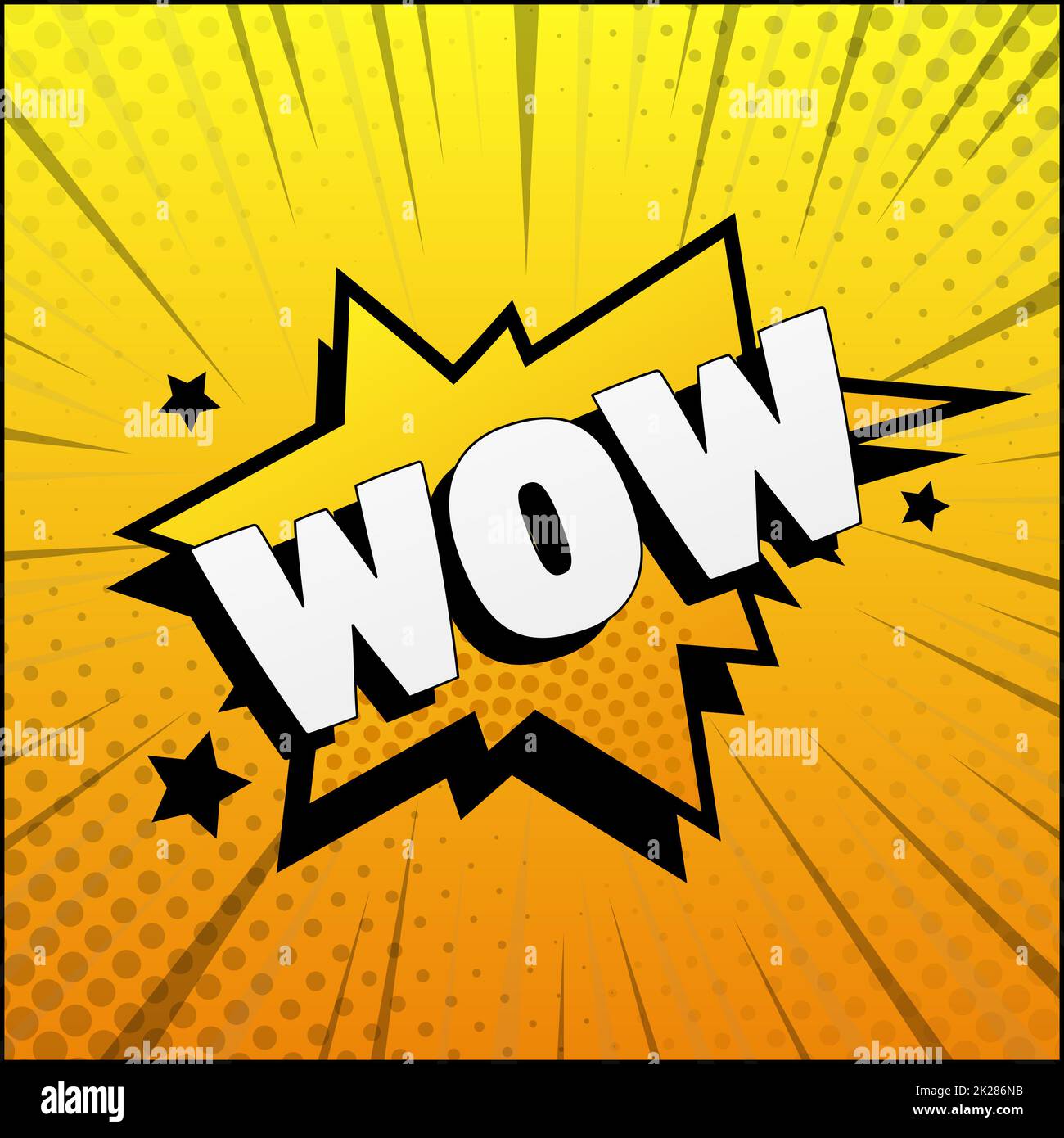 Cartoon illustration of wow hi-res stock photography and images - Alamy