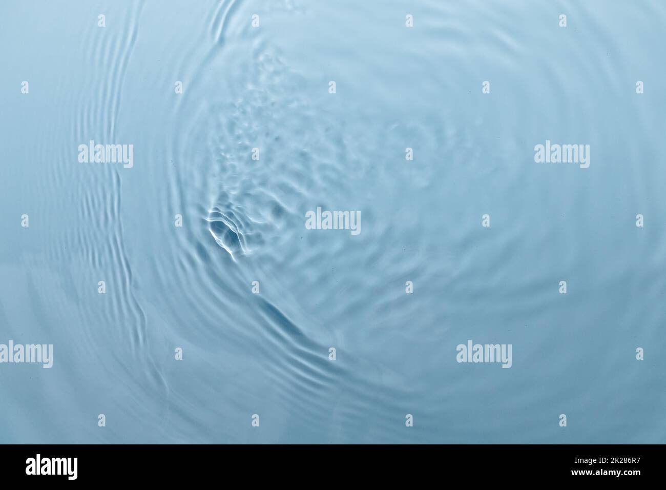 Blue water texture, blue pure water surface with waves and ripples ...
