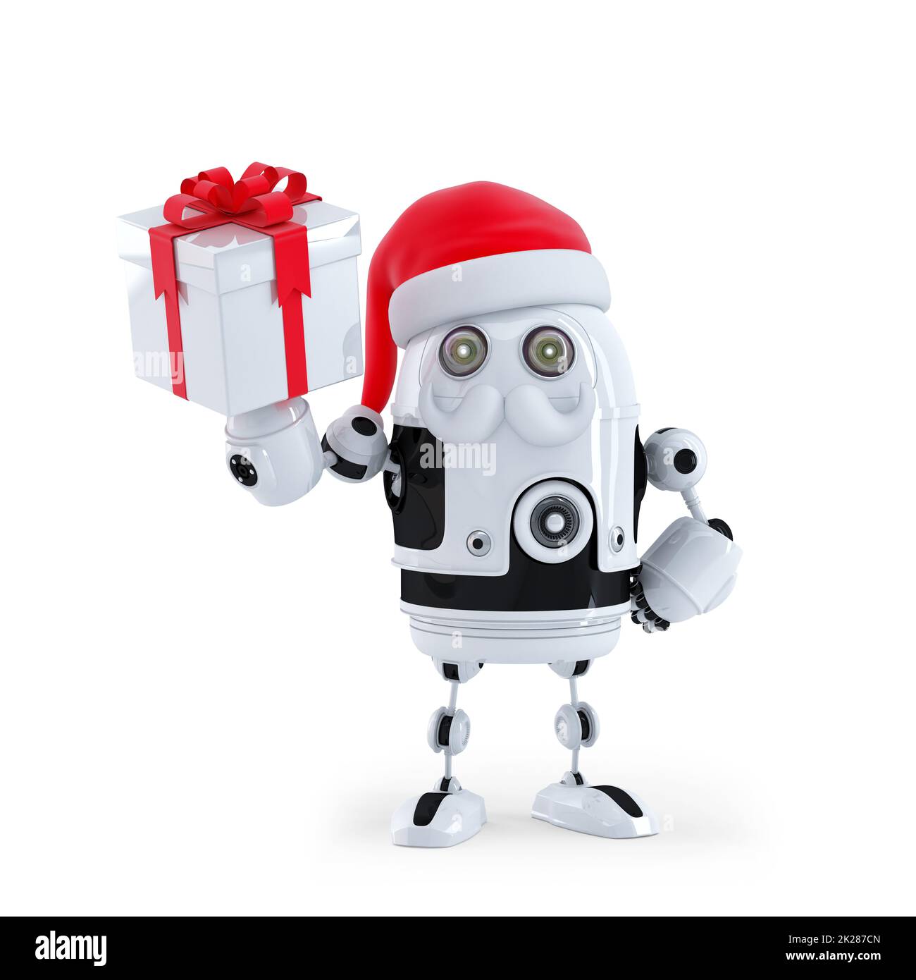 Robot android hand holding Cut Out Stock Images & Pictures - Alamy