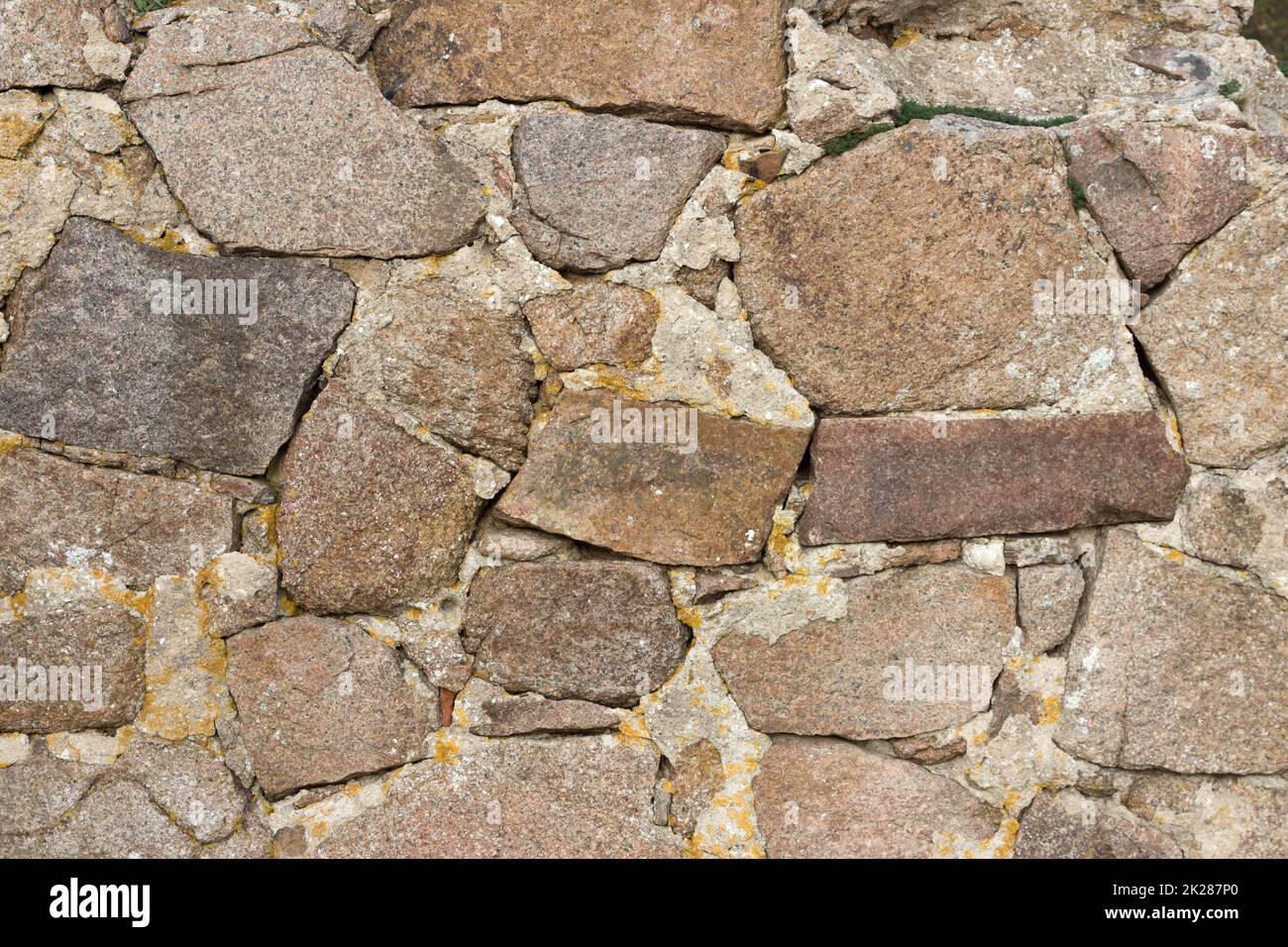 Ancient castle wall Stock Photo - Alamy