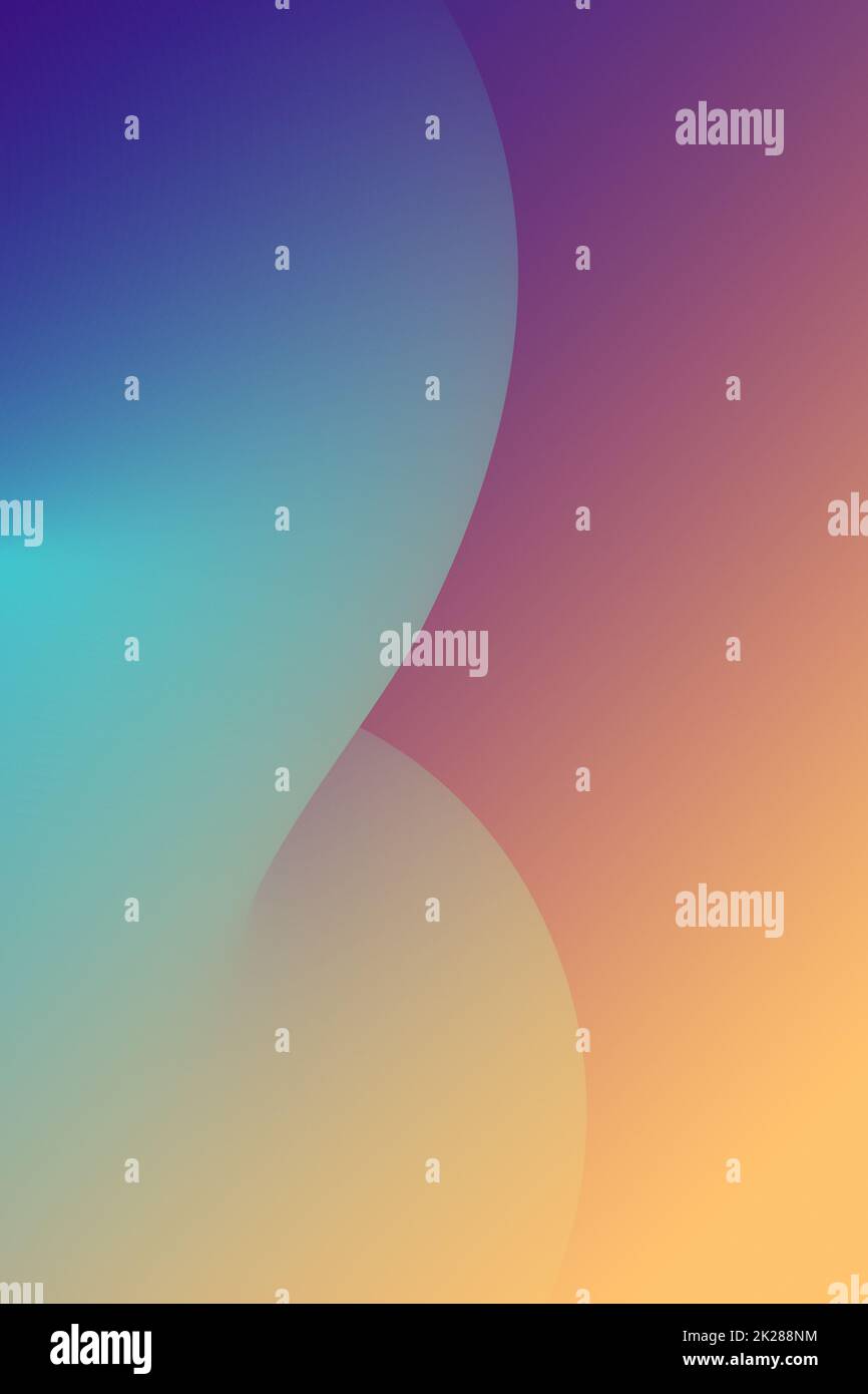 abstract color 3d paper art illustration set. Contrast colors Stock ...