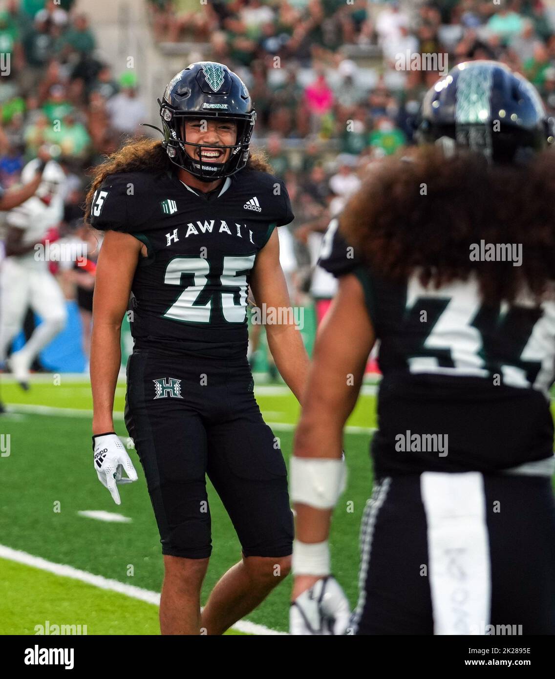 August 17, 2022 - Hawaii Rainbow Warriors defensive back Matagi ...