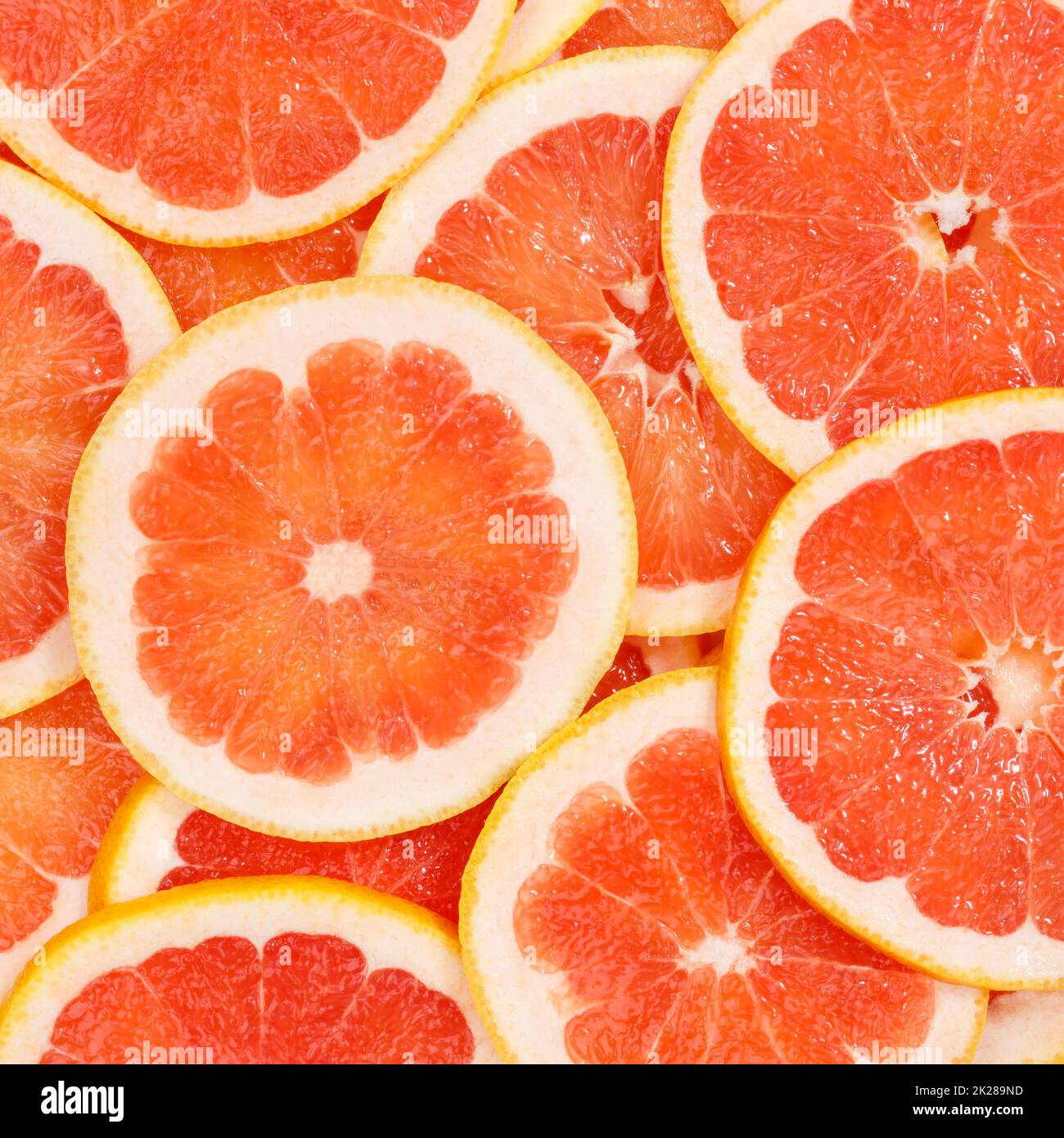 Grapefruits citrus fruits grapefruit square collection food background ...