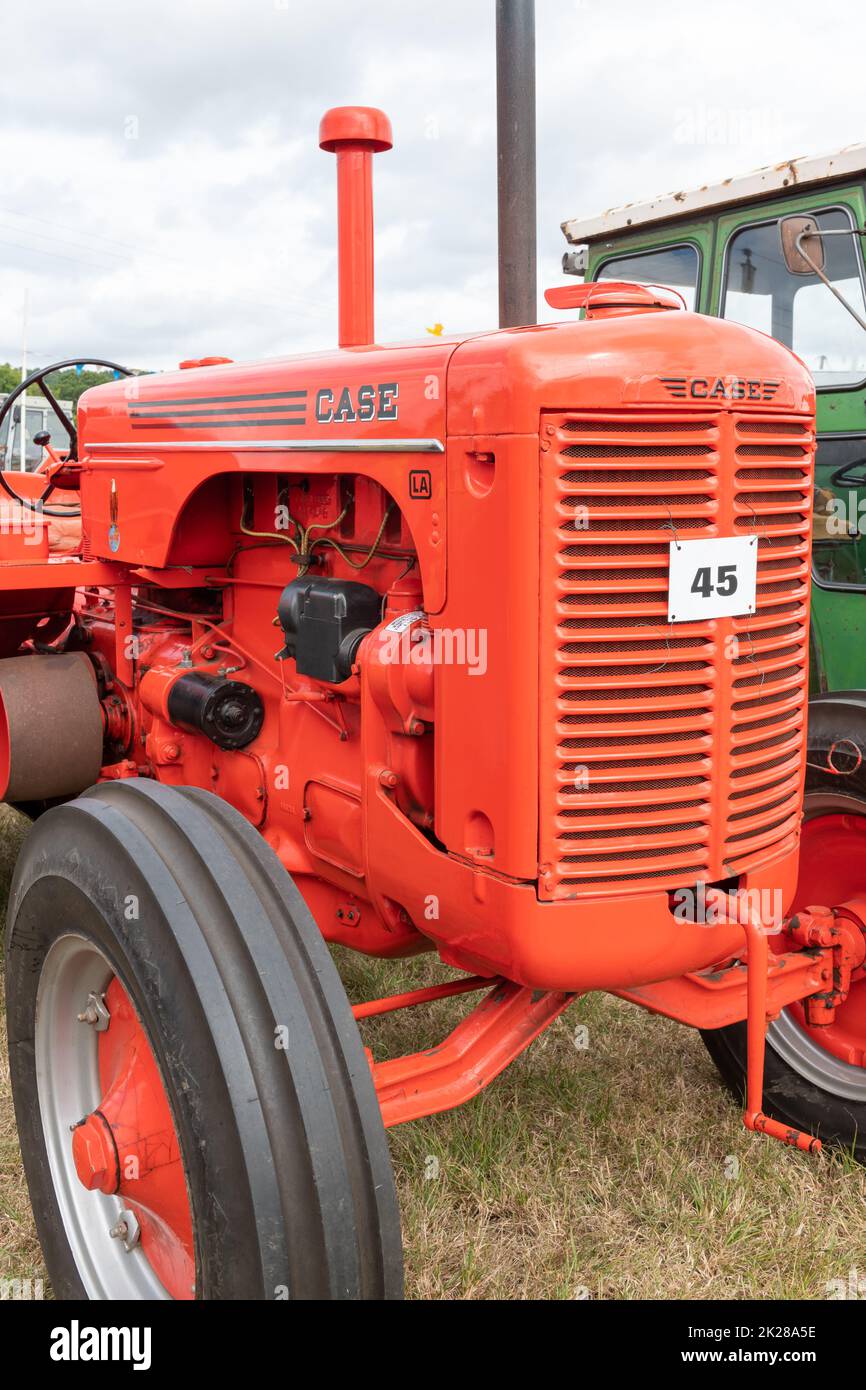 Ilminster.Somerset.United Kingdom.August 21st 2022.A restored Case LA ...