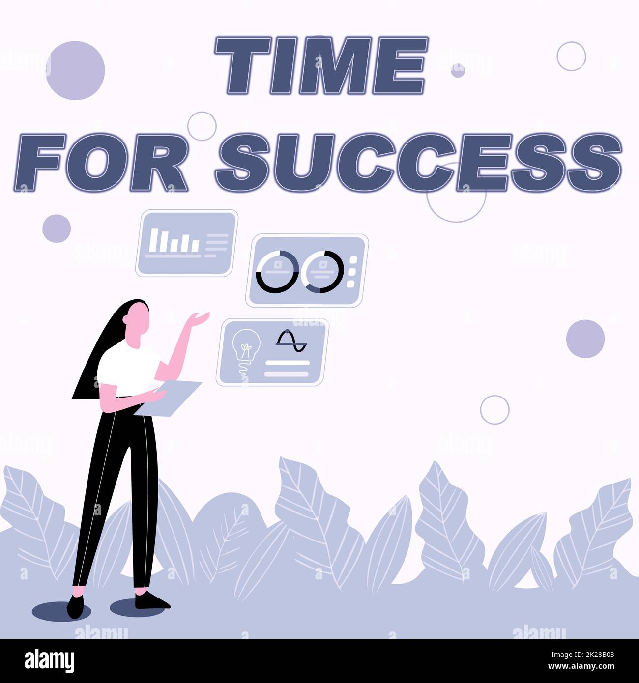 Inspiration showing sign Time For Success. Concept meaning To get ...