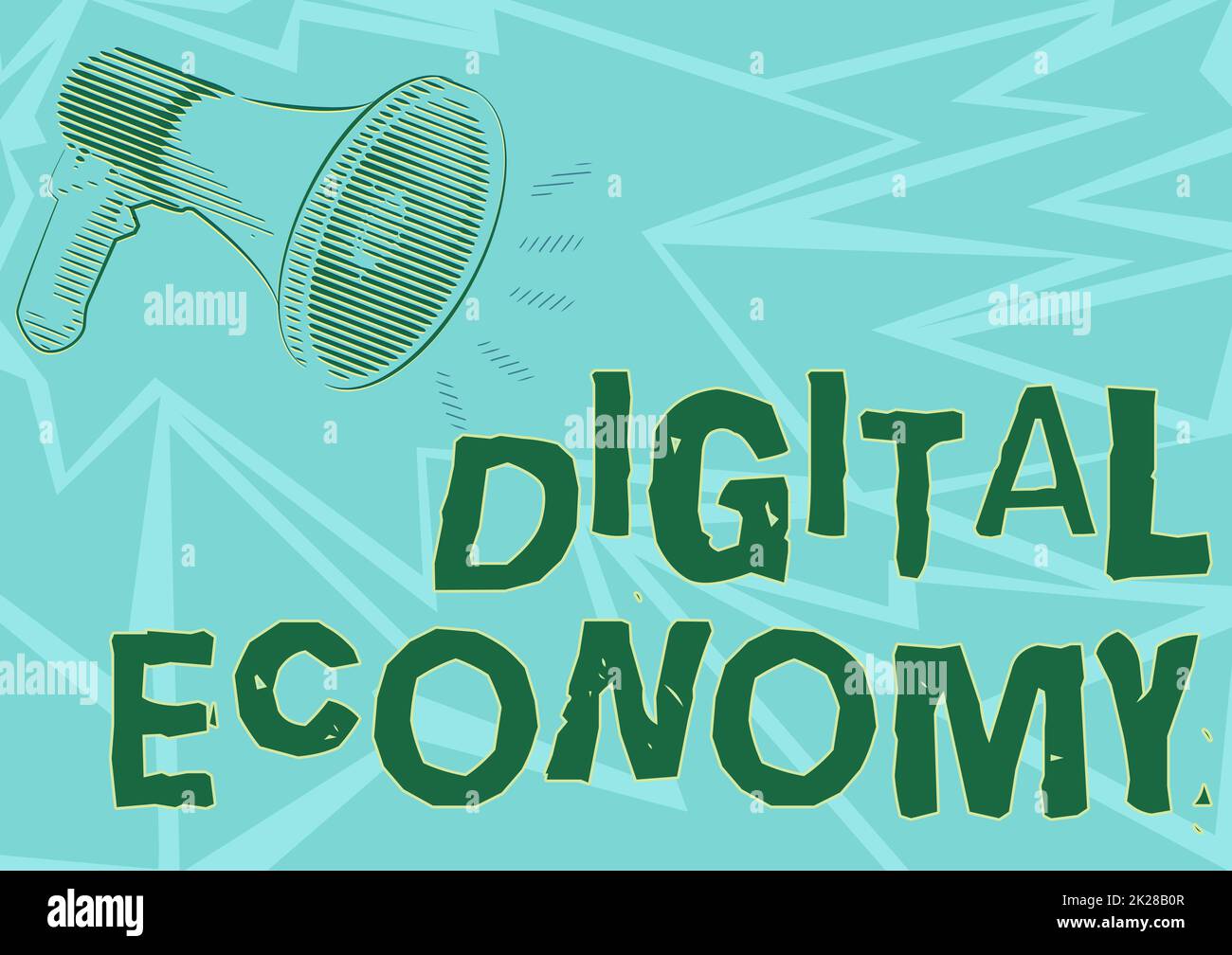 Writing displaying text Digital Economy. Internet Concept worldwide ...