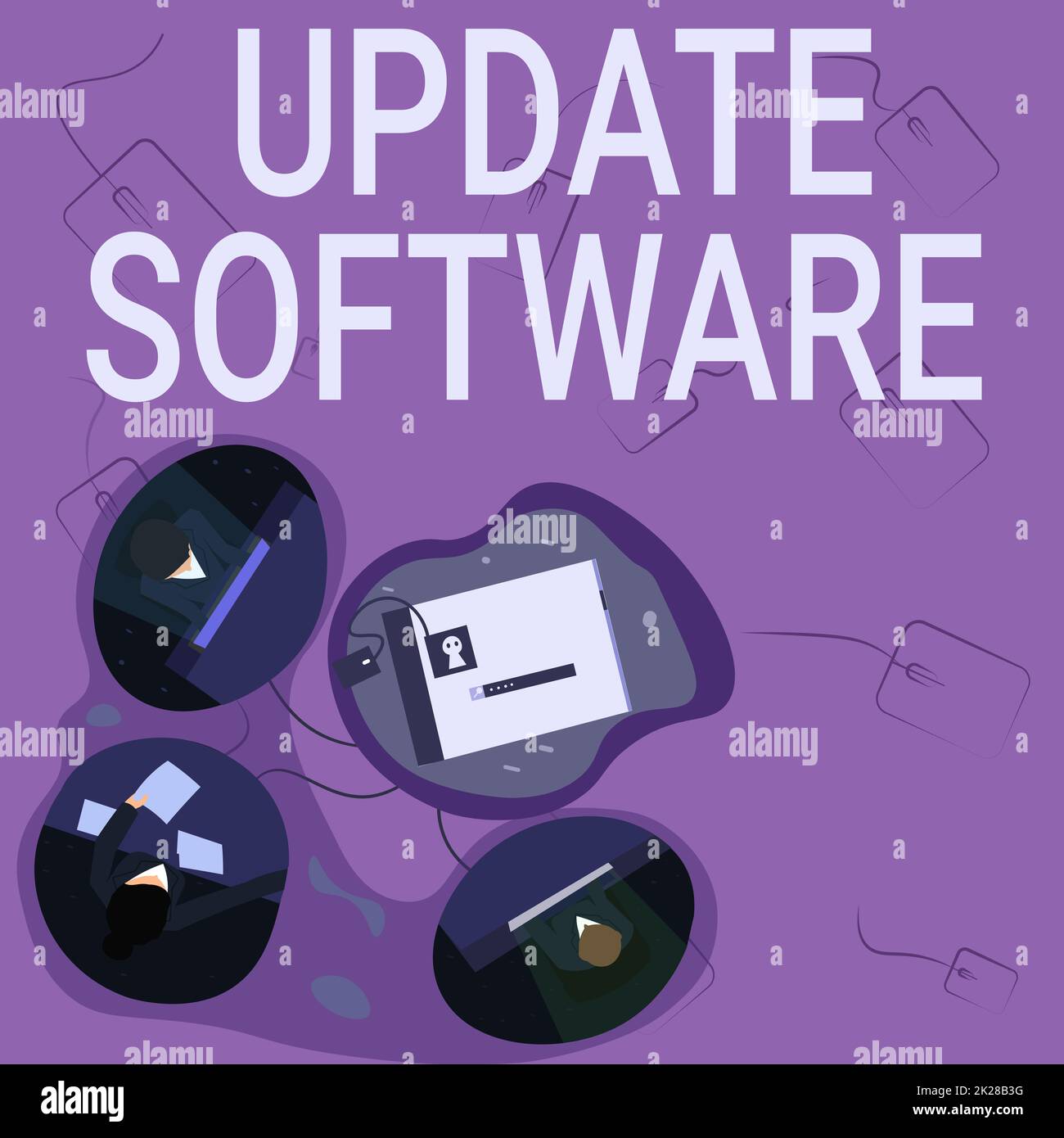 Text showing inspiration Update Software. Internet Concept replacing ...