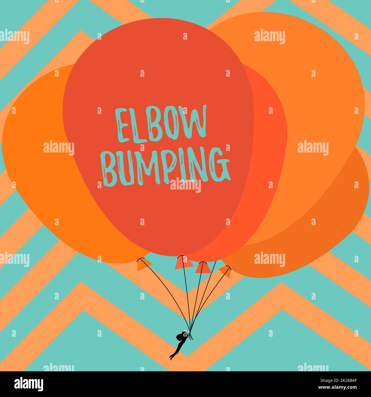 Inspiration showing sign Elbow Bumping. Concept meaning newlytrended ...