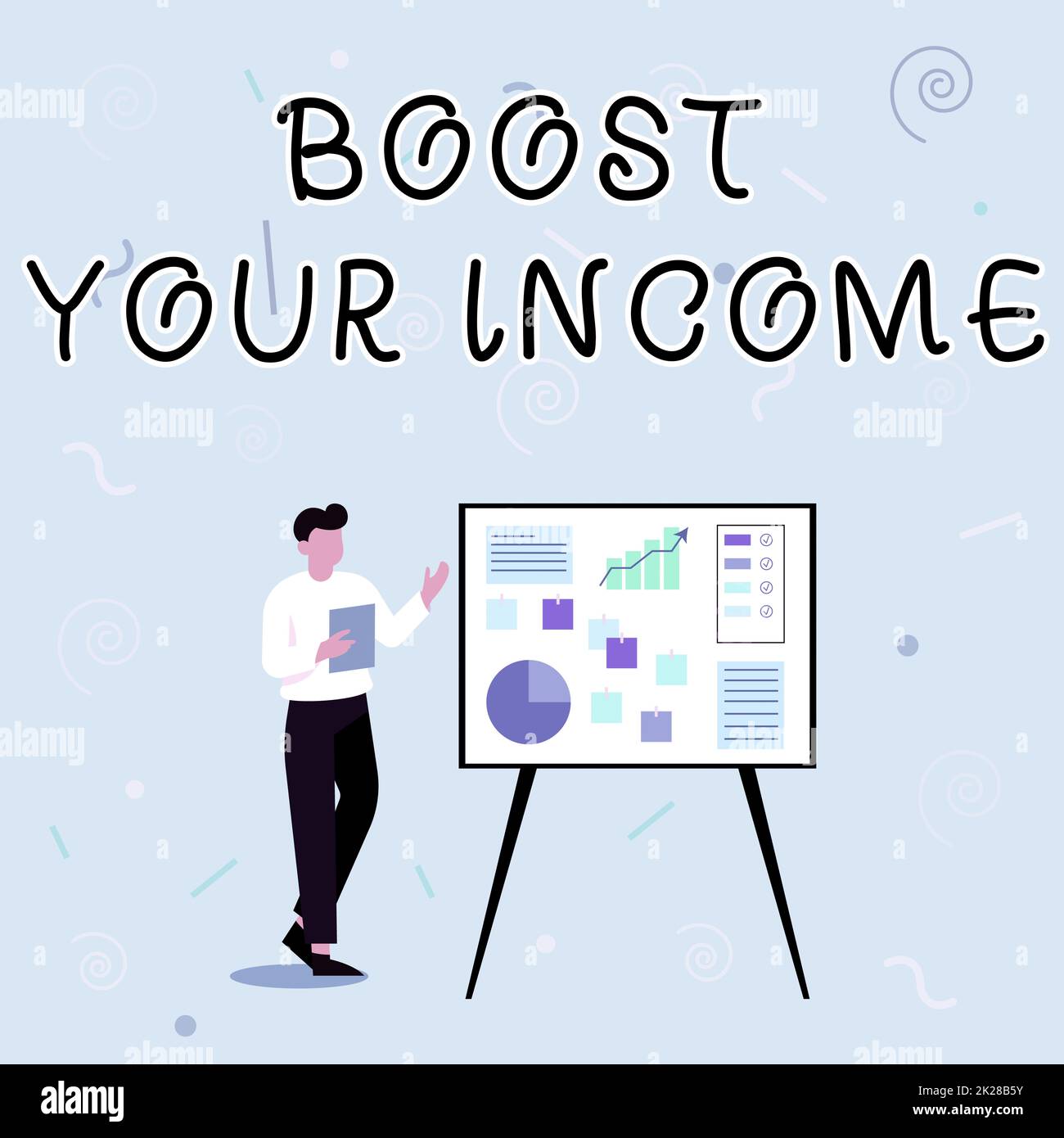 Conceptual display Boost Your Income. Internet Concept Increase your ...