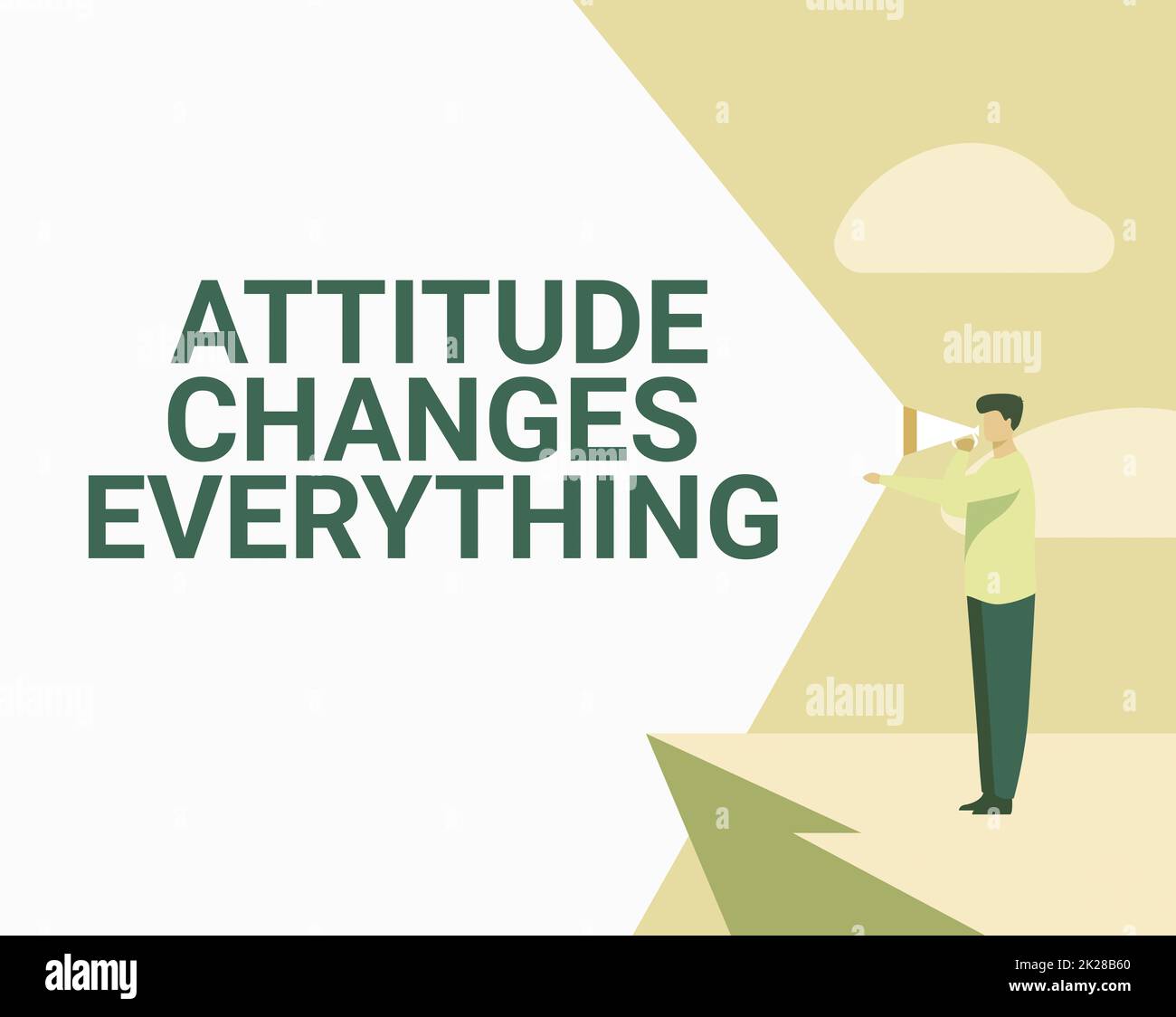 Conceptual display Attitude Changes Everything. Business idea Positive ...
