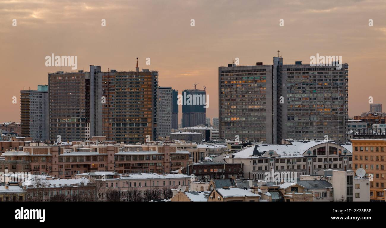 Moscow construction apartments hi-res stock photography and images - Alamy