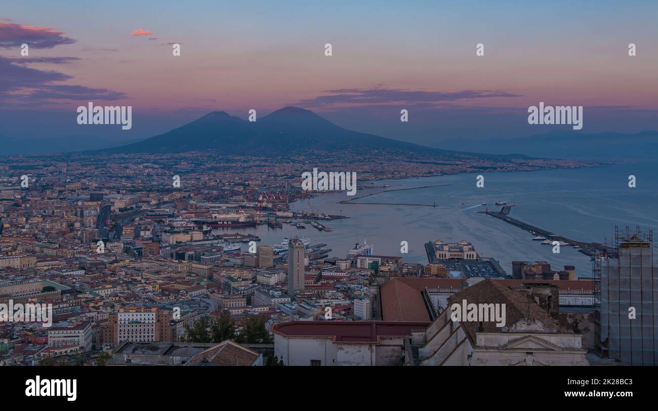 Naples city rooftops hi-res stock photography and images - Alamy