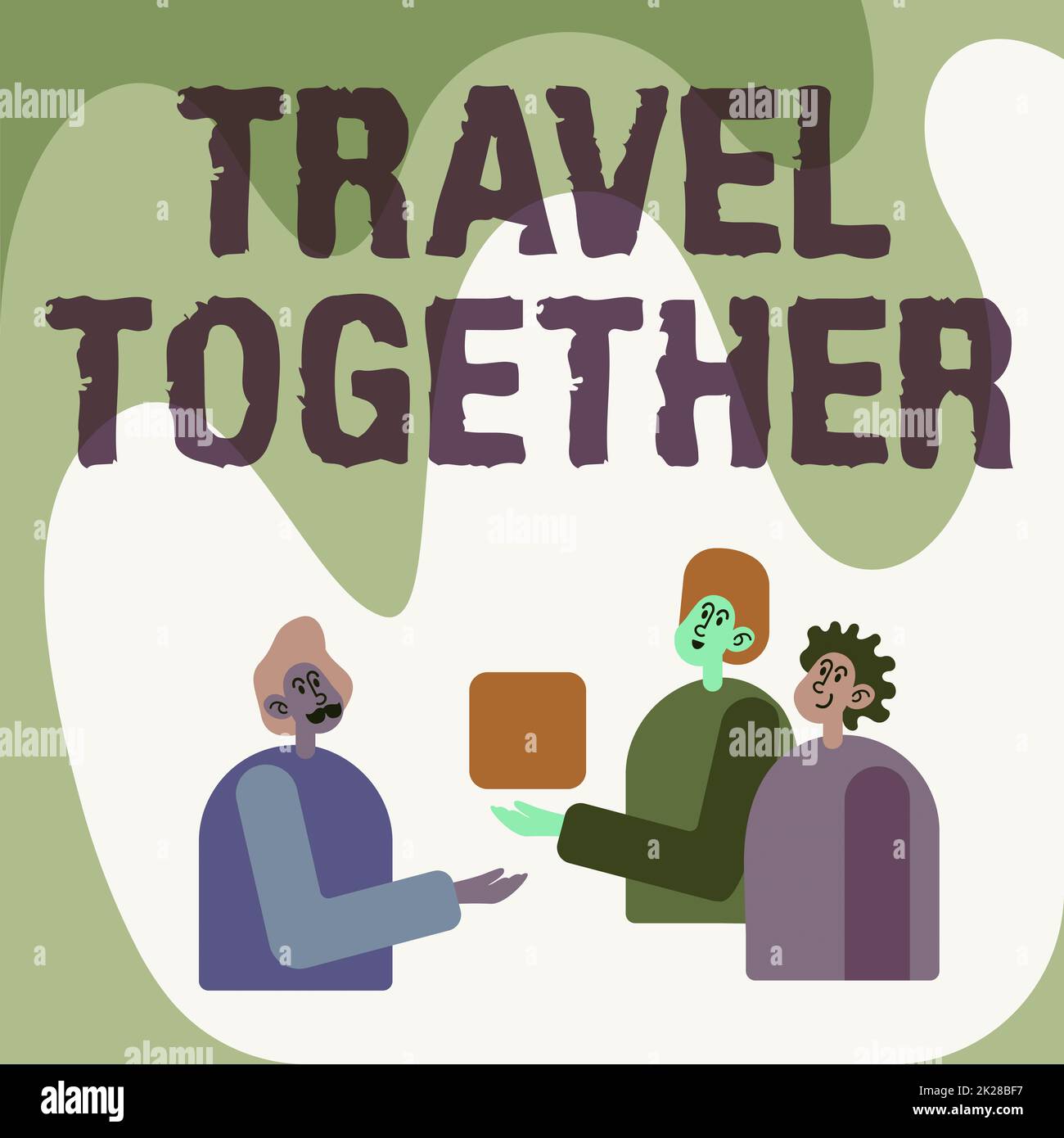 Text showing inspiration Travel Together. Business approach ...