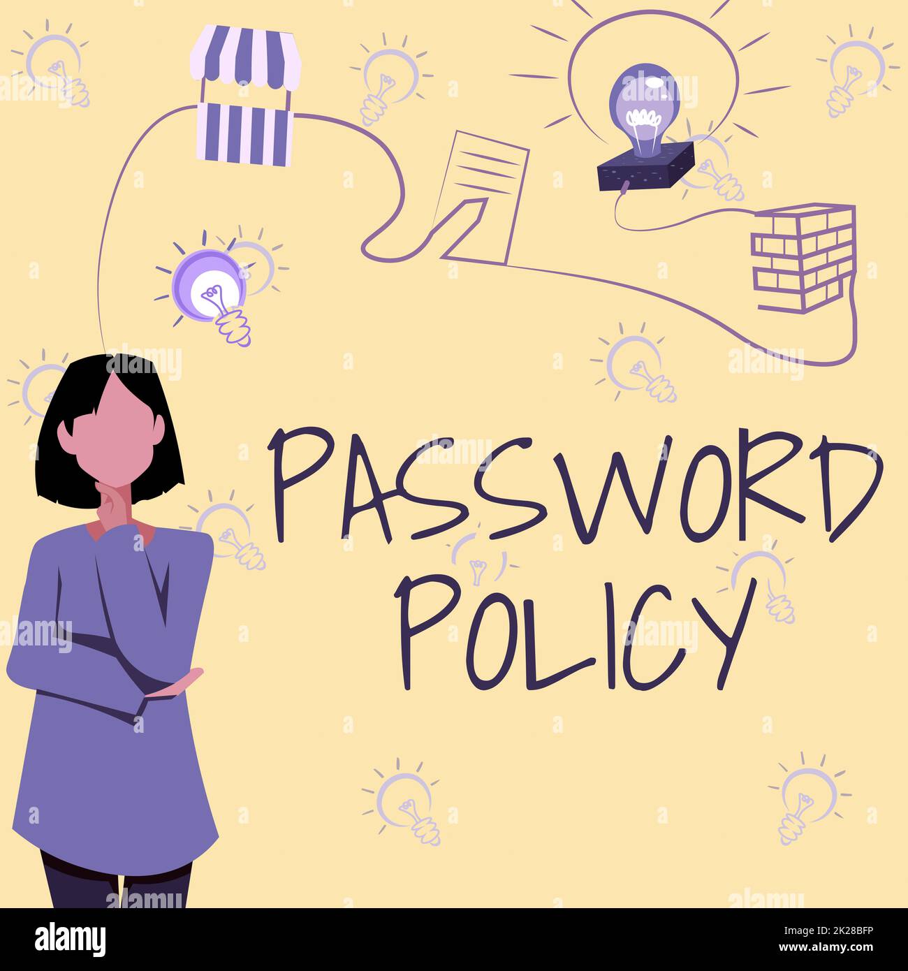 Writing Displaying Text Password Policy Business Overview First Line