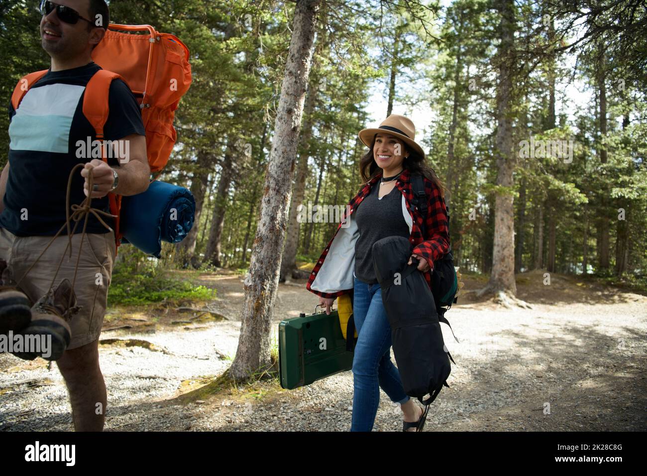 Happy camping hi-res stock photography and images - Alamy