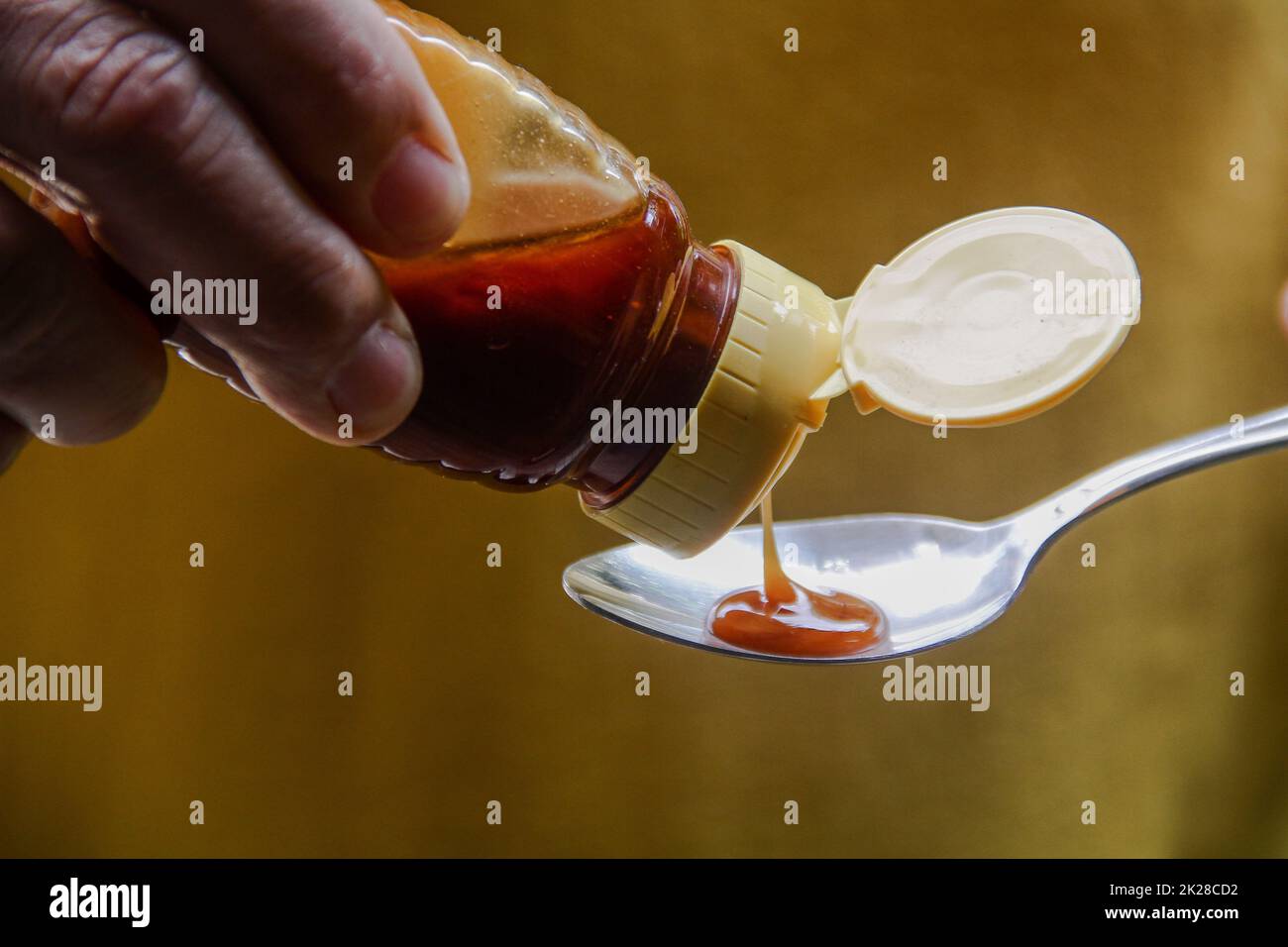 Bandung, West Java, Indonesia. 22nd Sep, 2022. Trigona itama bee honey ...