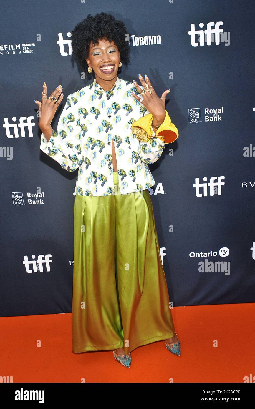 09 September 2022 - Toronto, Ontario, Canada - Zoyi Lindiwe Muendane ...