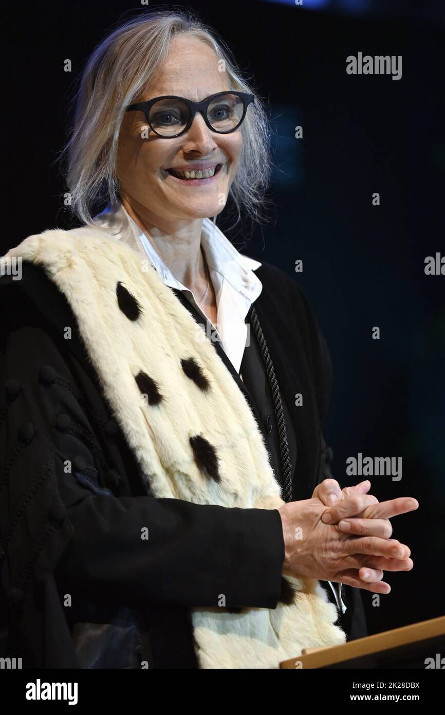 Liege. BELGA, 22 September 2022, ULiege rector Anne-Sophie Nyssen ...