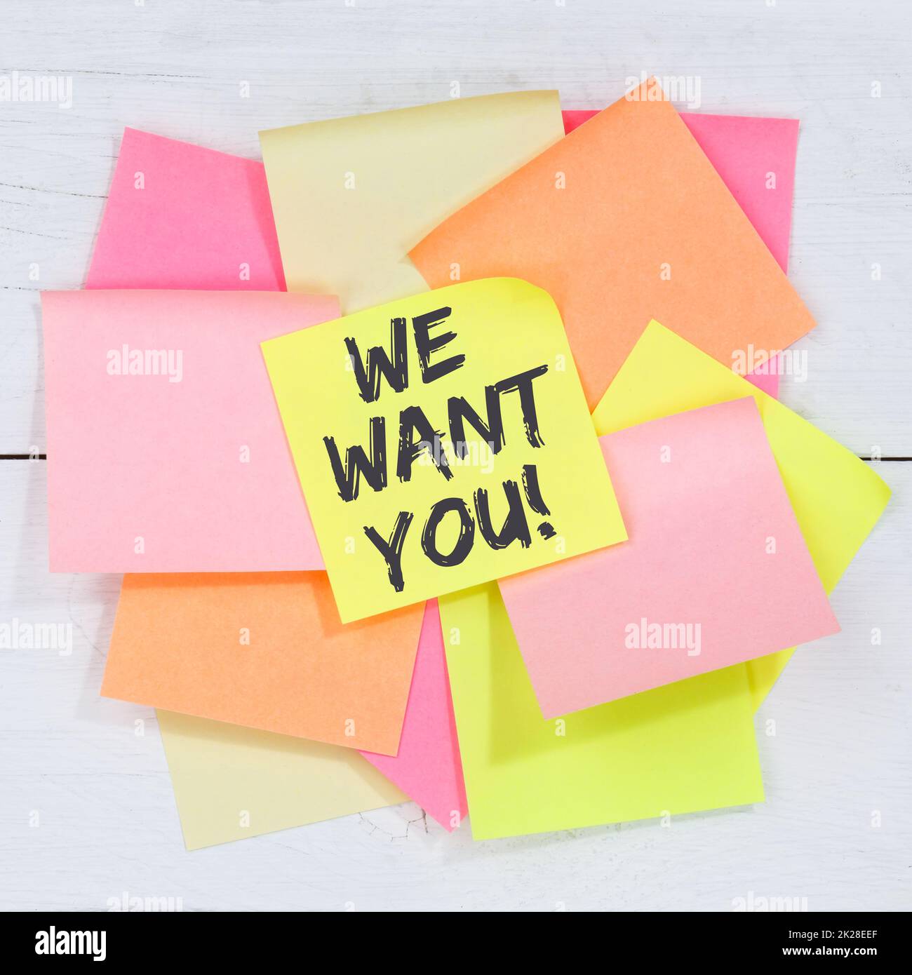 We want you jobs, job working recruitment employees business concept ...