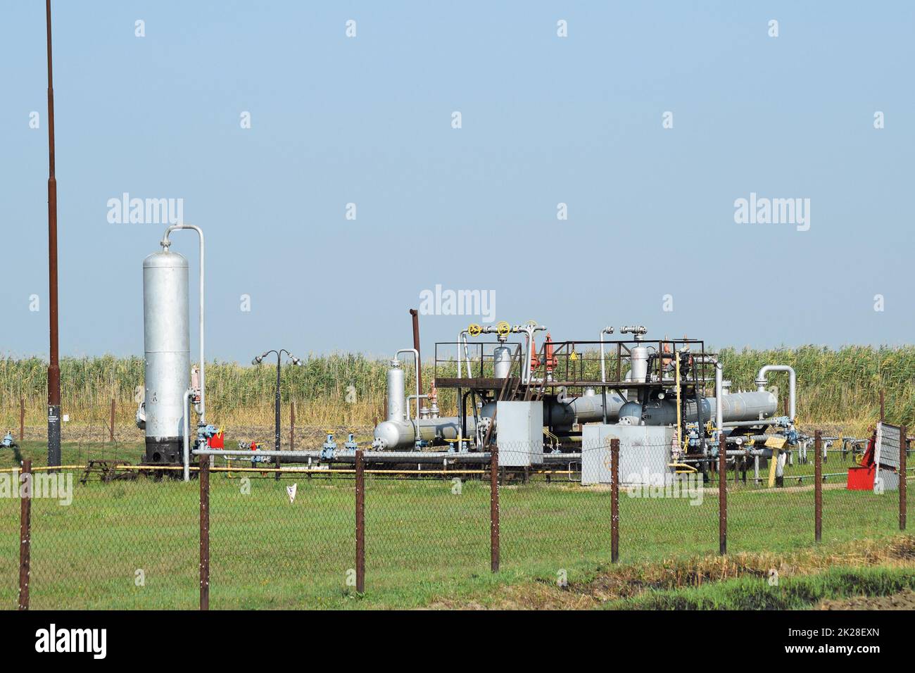 Equipment for oil separation Stock Photo - Alamy